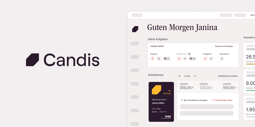 Payments and credit cards in CANDIS